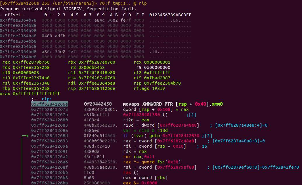Stack Alignment, Ubuntu 18.04 & MOVAPS | Cameron Wickes Stack Alignment, Ubuntu 18.04 & MOVAPS | Cameron Wickes